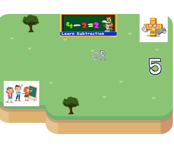 SUBTRACTION NUMBER BOND 5